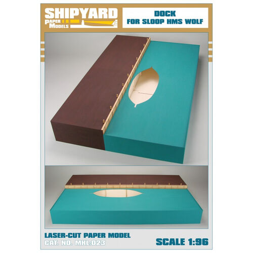 ShipYard MKL023 Dock For Sloop HMS Wolf
