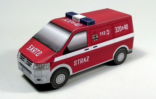 Sklej Model SP18 Lekki wóz strażacki