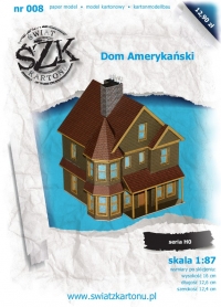 Świat z kartonu 008 Dom Amerykański