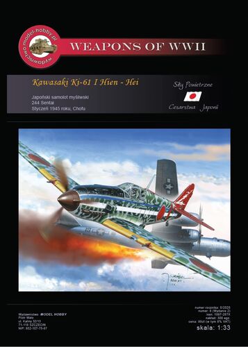 Model Hobby 0008 Kawasaki Ki-61 I Hien-Hei And Laser Frames