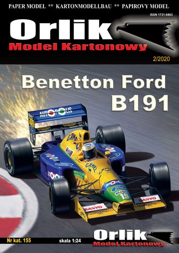 Orlik 155 Bolid F1 Benetton Ford B191