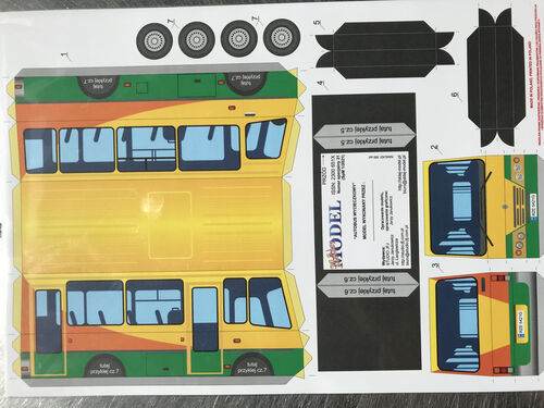 Sklej Model SP21 Autobus wycieczkowy
