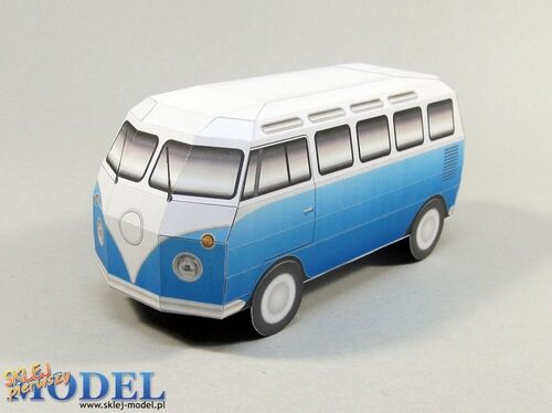 Sklej Model SP30 Bus Turystyczny - Niebieski