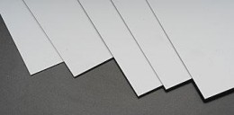 Plastruct 91002 PŁYTA 175mm x 300mm x 0.5mm szara 1szt / 1 piece