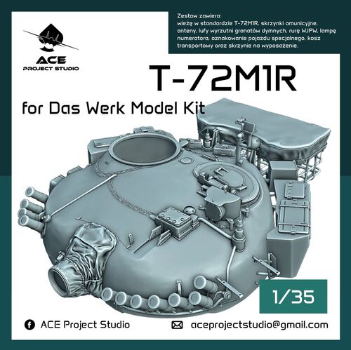 ACE PROJECT STUDIO 006 T-72M1R - Conversion Set (for Das Werk and Amusing Hobby Kits)