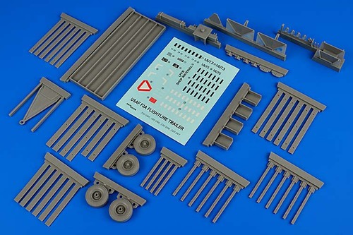 Aerobonus 320090 USAF F-2AFlightline trailer (steel platform with racks) Accessories