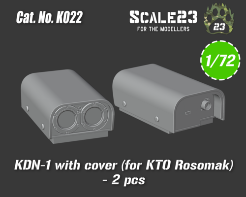 Scale23 72-K022 KDN-1 with cover - 2 pcs