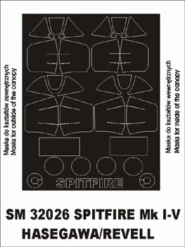 Montex SM32026 Spitfire Mk I-V Revell/Hasegawa
