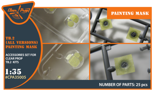 Clear Prop Models A35005 TB.2 (All Versions) Painting Mask (For Clear Prop)