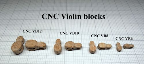 HiSModel WB-VB7 CNC Violin Block 7mm
