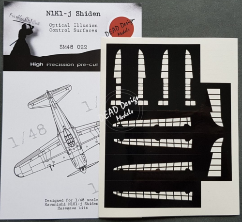 DEAD Design Models SM48022 N1K1-J Shiden Control Surfaces
