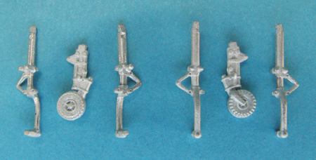 Scale Aircraft Conversions 72057 North American P-51D / F-51D / Mustang IV - Landing Gear - Set for 2 planes (designed to be used with Airfix kits)