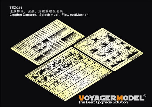 VoyagerModel.Co.Ltd TEZ084 Coating Damage, Splash Mud, Flow RustMasker1 (For All)