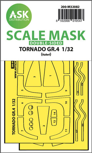 Art Scale Kit M32082 Tornado GR.4 Double-Sided Express Fit Mask (For Italeri)