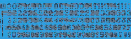 HAD Models 035027 German ww2 turret numbers part 7