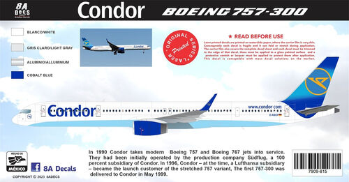 8aDecs 7909-815-144 Condor Boeing 757-300