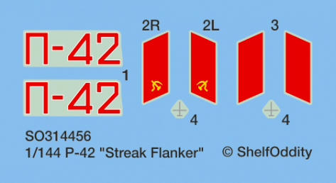 Shelf Oddity 3144056 P-42 Streak Flanker