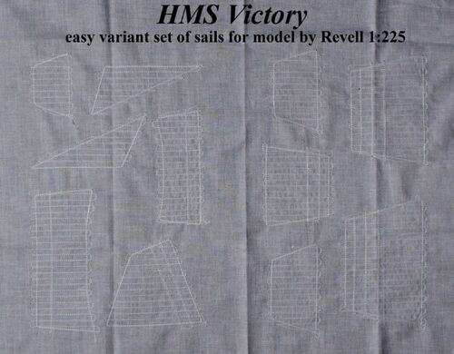 HiSModel S077e Victory - easy set of sails