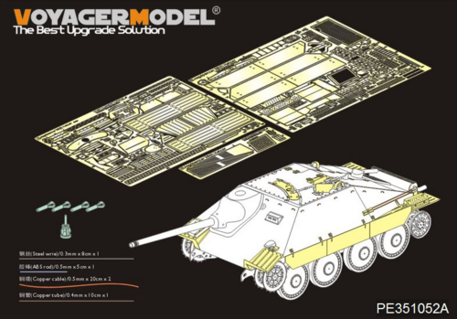 VoyagerModel.Co.Ltd PE351052A WWII German Sd.Kfz.138/ 2 Hetzer Tank Destroyer Early Version