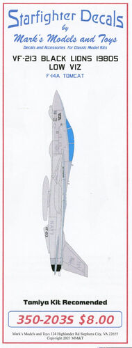 Starfighter Decals 350203 VF-213 Low Viz CVW-11 (1980's)