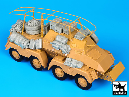 Black Dog T35104 Sd Kfz 263 accessories set for AFV
