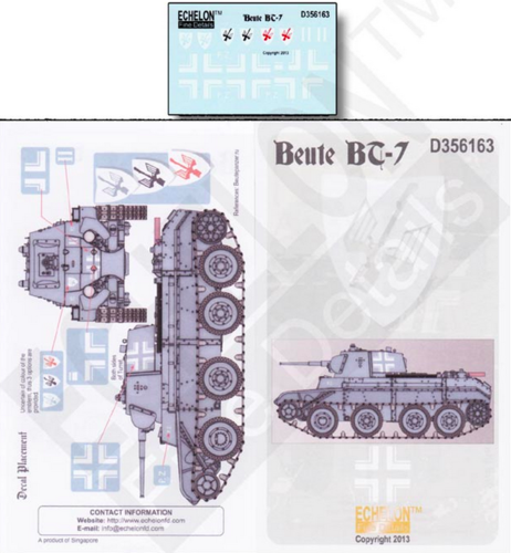 Echelon Fine Details D356163 Beute BT-7