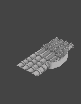 Shelf Oddity 7000166 IJN Type 92 Model 1 Quadruple Torpedo Tube 610mm Open 1938