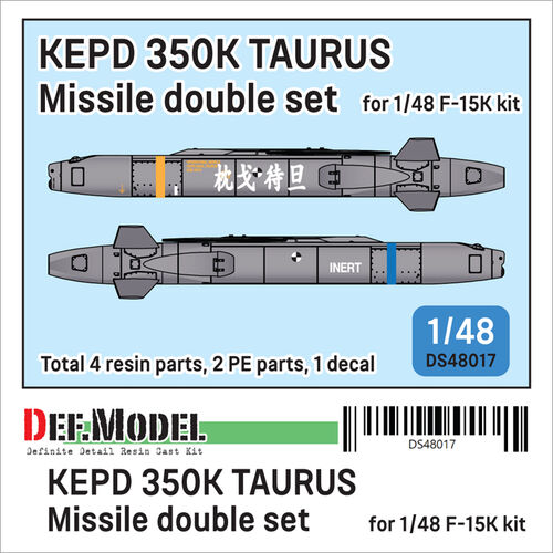 DEF Model DS48017 KEPD 350K TAURUS Missile Double Set (2pcs) (For F-15K)