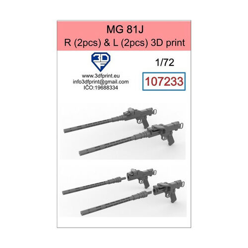 3DF 107233 MG 81J R (2pcs) & L (2pcs) (3D Print)