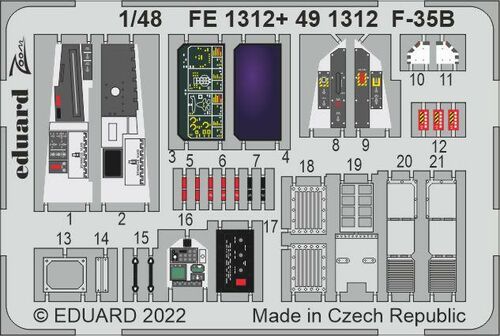 Eduard 491312 F-35B Italeri