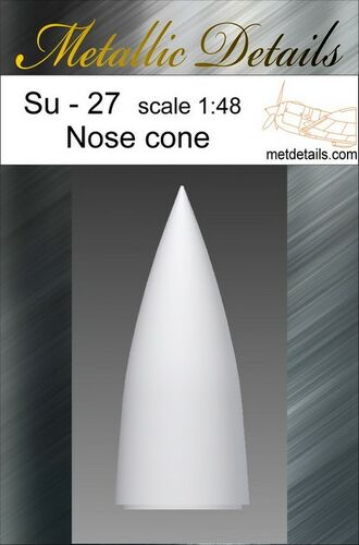 Metallic Details MDR4801 Sukhoi Su-27 nose cone (designed to be used with Academy kits)