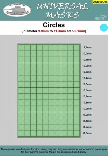 Armycast ACM00005 Circles 9,9mm - 11,3mm