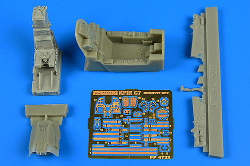 Aires 4732 IAI Kfir C7 cockpit set AMK