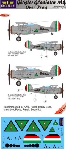 LF Models C72259 Gloster Gladiator Mk.I over Iraq