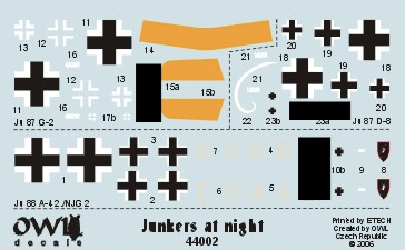 Owl Models D44002 Junkers at Night