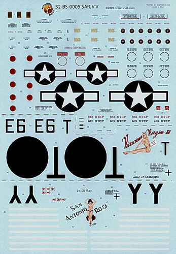 Bombshell BS32005 Lockheed P-38 J Lightning Wicked Women Part 1 (2 schemes)