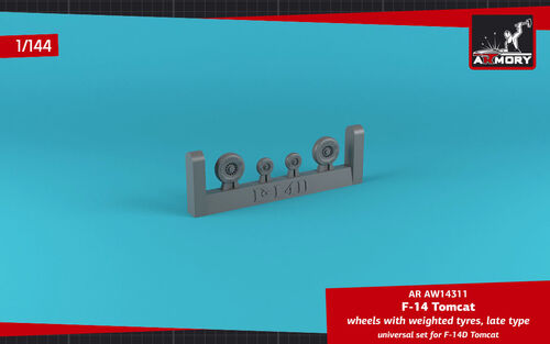 Armory Models Group AW14311 F-14 Tomcat late type wheels w/ weighted tires