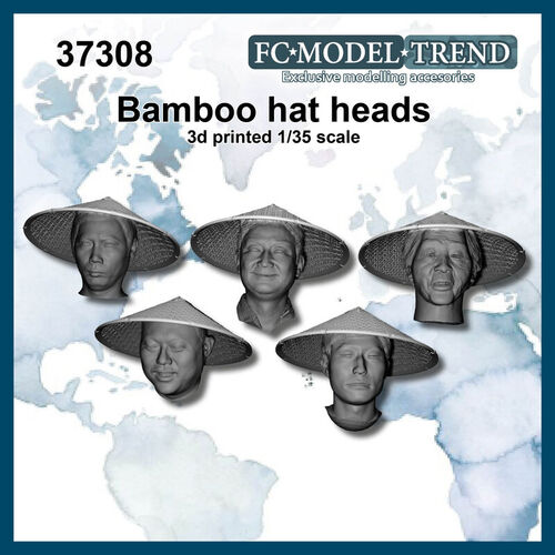 FC ModelTrend 37308 Bamboo Hat Heads