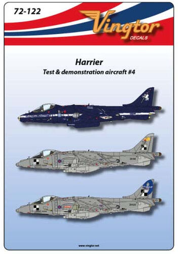 Vingtor 72122 BAe Harrier - Test & demonstration aircraft #4