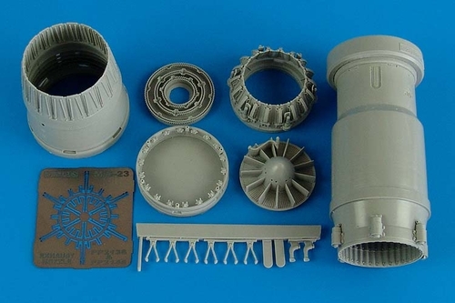 Aires 2146 MiG-23 Flogger exhaust nozzle - closed Trumpeter