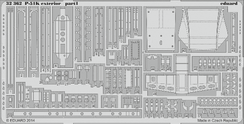 Eduard 32362 P-51K exterior Dragon