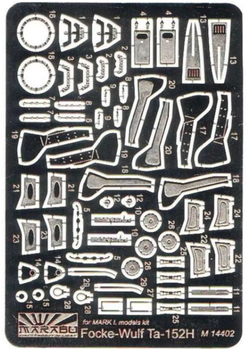 Marabu Finest Hobby Designs M14402 Focke-Wulf Ta-152H