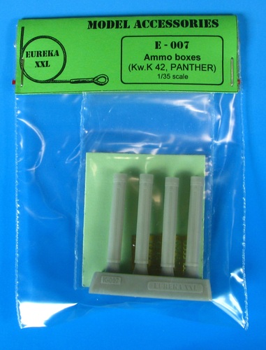 Eureka XXL E-007 Metal Ammo Canisters for 7.5 cm Kw.K.42