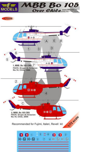 LF Models C72258 MBB Bo 105 over Chile