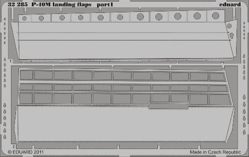 Eduard 32285 P-40M landing flaps HASEGAWA