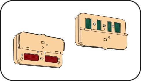 CMK B35037 Niemieckie tylne światła NOTEK