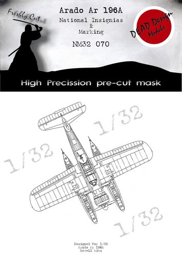DEAD Design Models NM32070 Arado Ar 196A National Insignias And Marking (For Revell Kits)