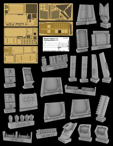 Green Strawberry 18422 Razor Crest - Cargo Bay (AMT)
