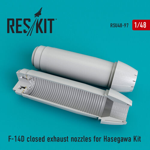 DISCONTINUED RES/KIT U48-0097 F-14 (D) closed exhaust nozzles for Hasegawa Kit
