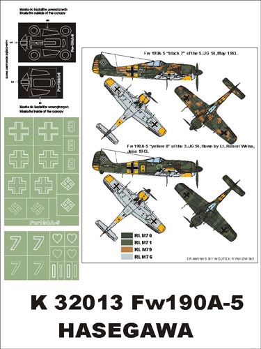 Montex K32013 Fw 190A-5 Hasegawa